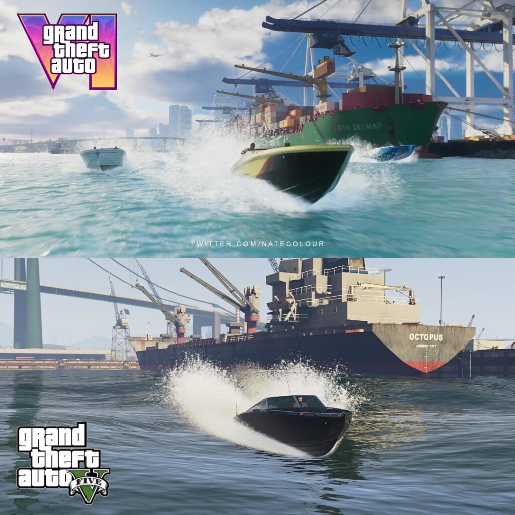 GTA 5 vs GTA 6 water textures – GTA6mod.com